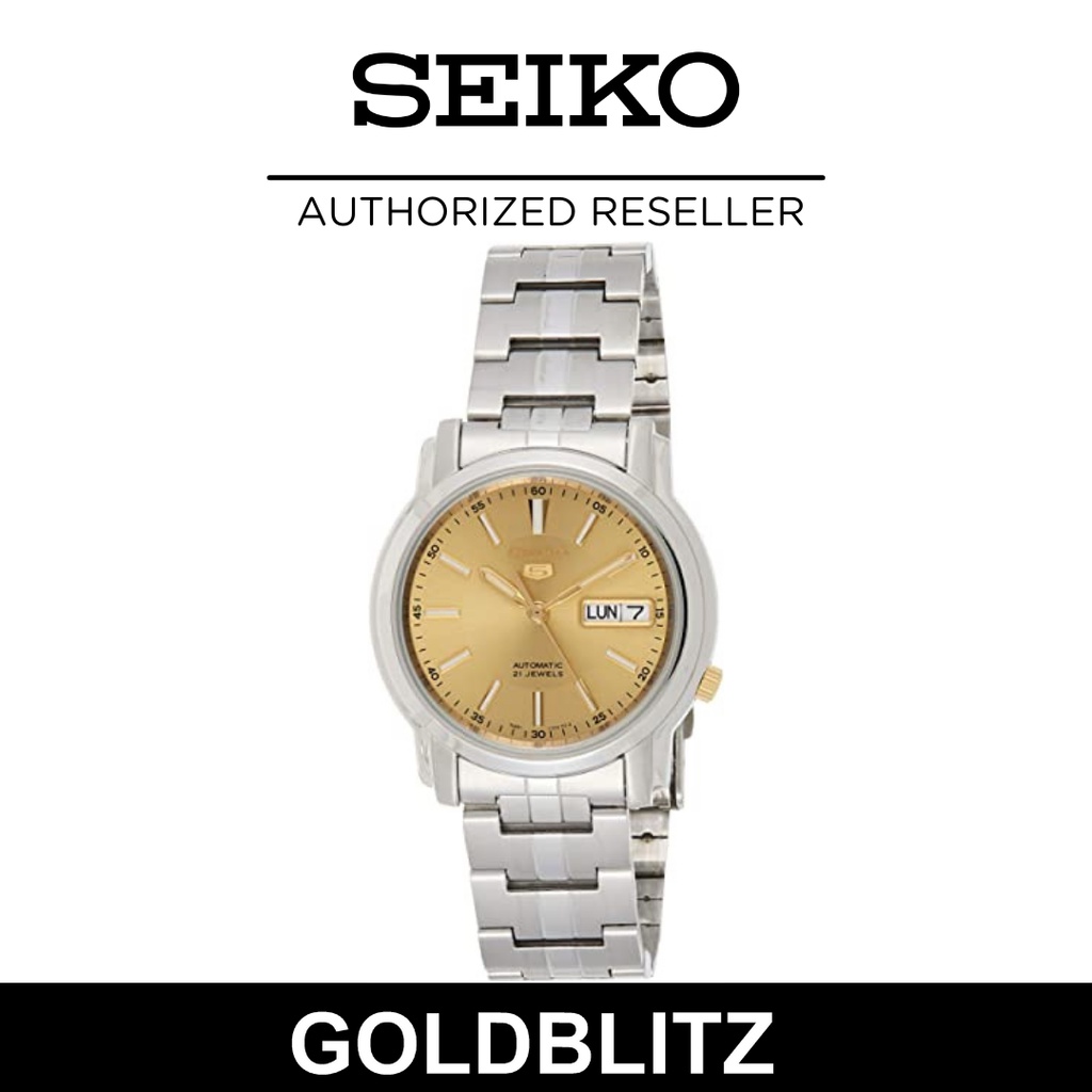 Seiko 5 Automatic 21 Jewels SNKL81K1 Men's Watch | Shopee Malaysia