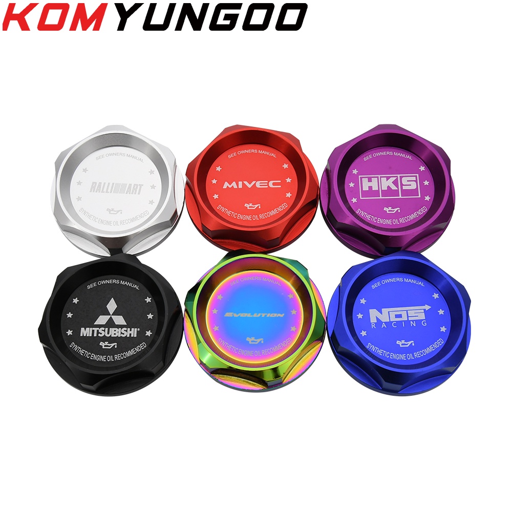 Aluminium Car Engine Oil Cap Oil Tank Cap For MITSUBISHI Oil Filler ...