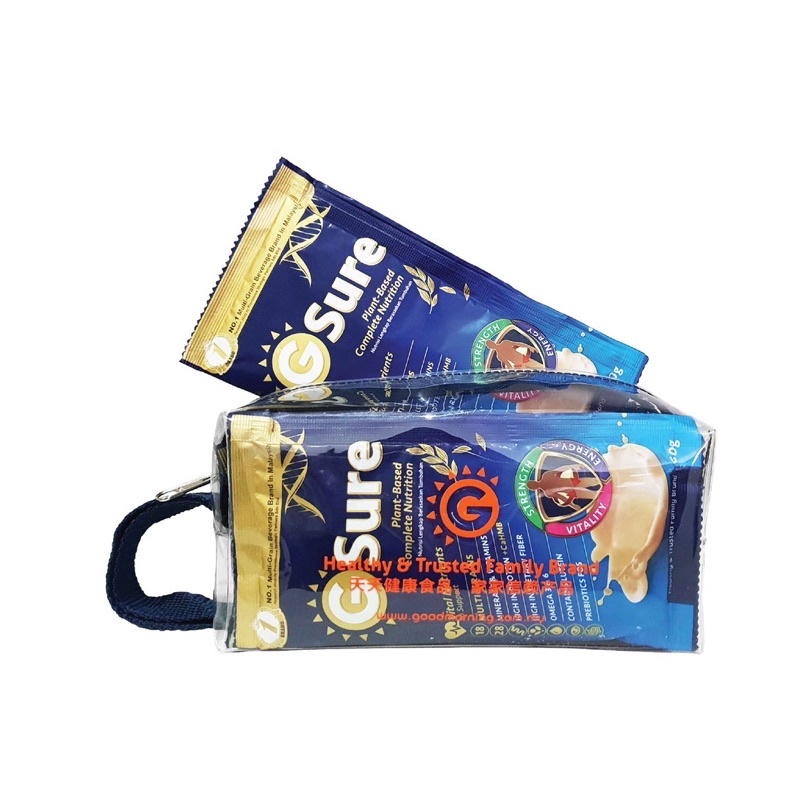 GoodMorning G sure convenient pack (7 Sachets x 60g with Pouch Bag ...