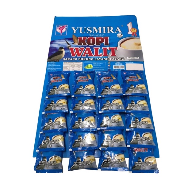KOPI WALIT YUSMIRA 20Sachet[25gm] khasiat kopi sarang burung layang ...