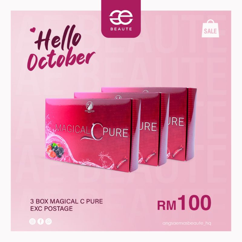 𝐌𝐀𝐆𝐈𝐂𝐀𝐋 𝐂 𝐏𝐔𝐑𝐄 1000MG VITAMIN C (3box) | Shopee Malaysia