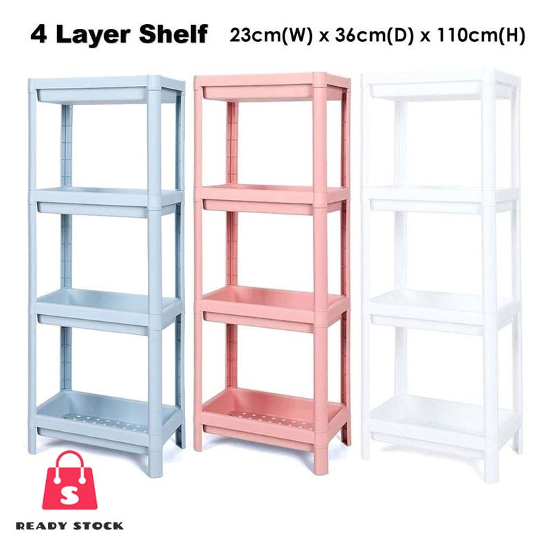 RSS_4 Tier Multipurpose Storage Rack | Shopee Malaysia
