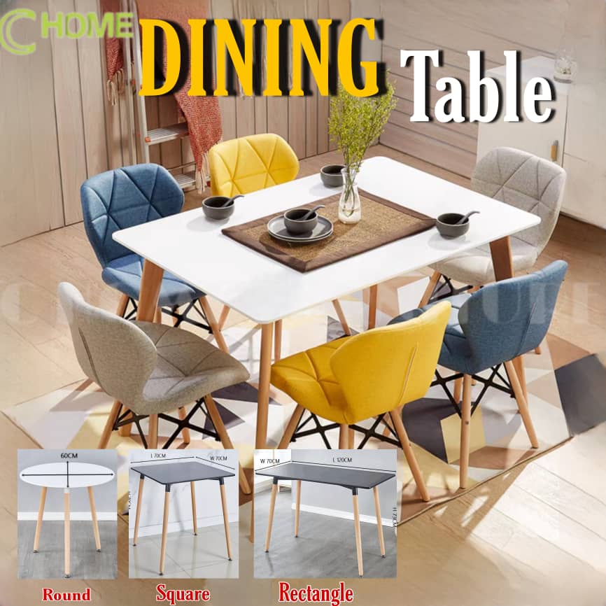 C HOME:-(READY STOCK!!!)Eames Dining Table / Meja Makan / Study Table ...