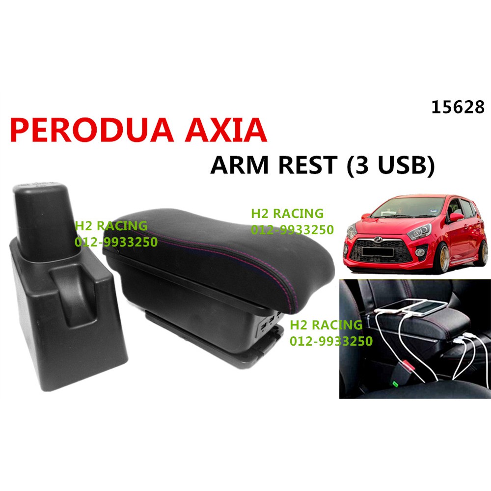 PERODUA AXIA ARM REST (3 USB) | Shopee Malaysia