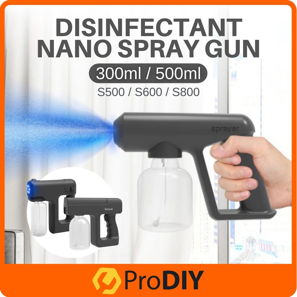 Disinfectant Nano Spray Gun Atomizer Cleaning Plant Watering Air ...