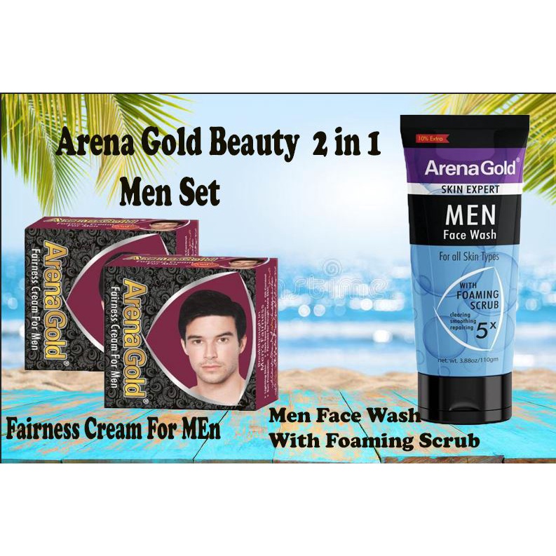 Arena Gold Beauty Set 2 in 1 for Men ( Beauty Fairness Cream for Men ...