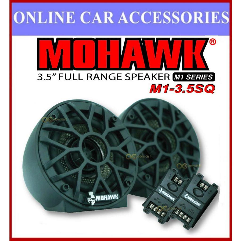 MOHAWK M1 Series M1-3.5SQ Full Range Car Speaker ( 3.5 Inch ) | Shopee ...