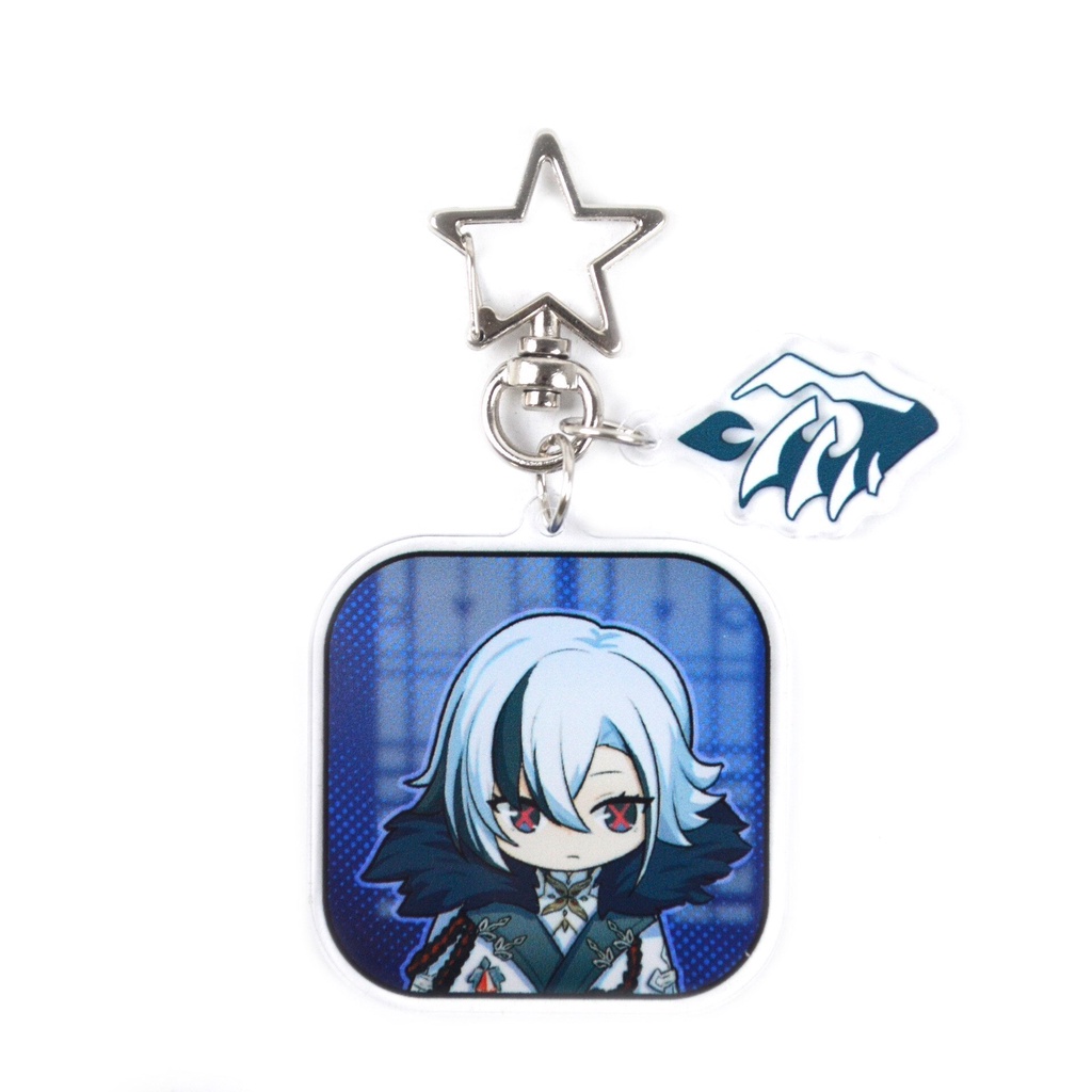 Genshin Impact Fatui Harbingers Captain Maiden Cosplay Keychain Doctor ...