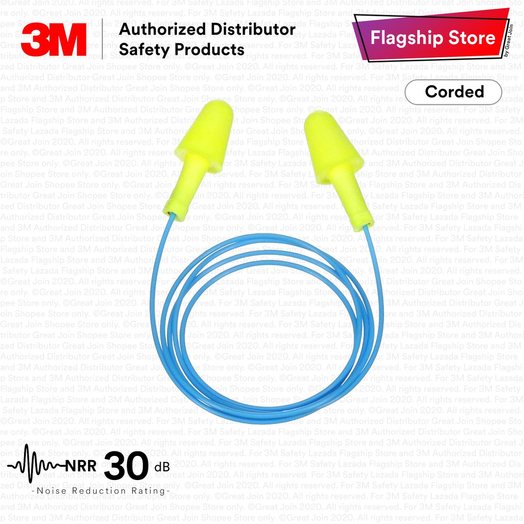 3M E-A-R Flexible Fit Earplug HA 328-1000 & 328-1001 / NRR 30 dB ...