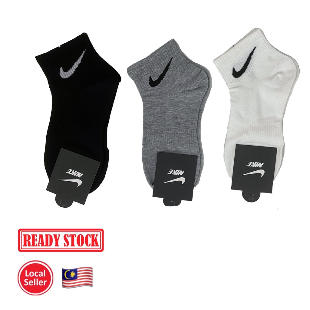 Stokin Socks Sport【 Nike 🔥 】Men Women Unisex Cotton Stocking Black ...