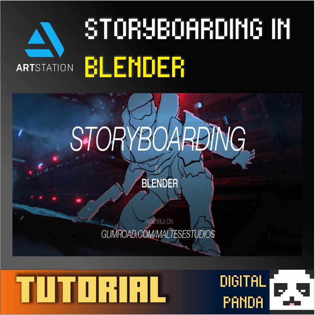 [FULL TUTORIAL] ARTSTATION - STORYBOARDING IN BLENDER | Shopee Malaysia