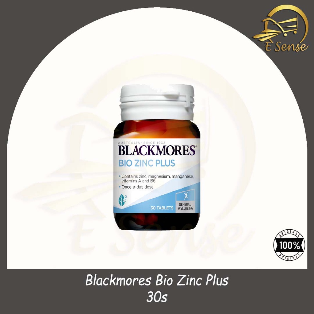 [E SENSE] Blackmores Bio Zinc Plus 30s/90s | Shopee Malaysia