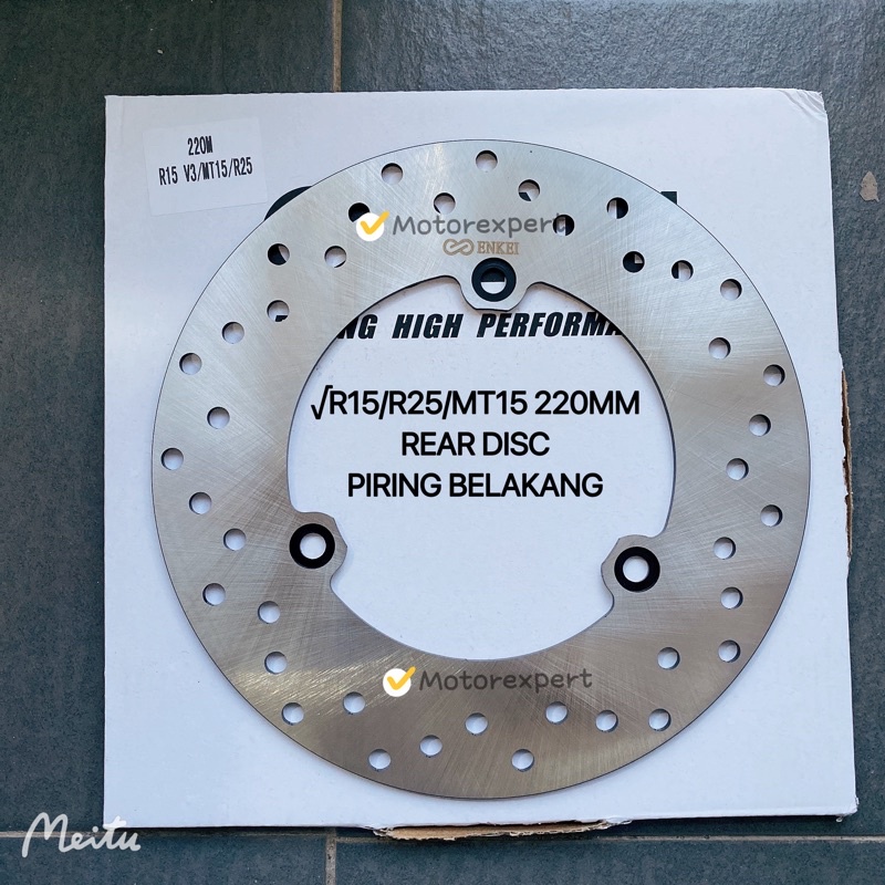 MT15 R25 R15 YZF-R155 R15 V3 REAR DISC BRAKE PLATE (ORIGINAL100%YAMAHA ...