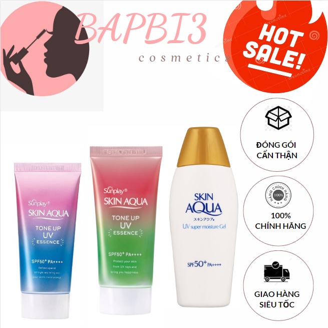 Skin Aqua Sunplay Skin Aqua Tone Up UV Milk Sunscreen 50g Genuine ...