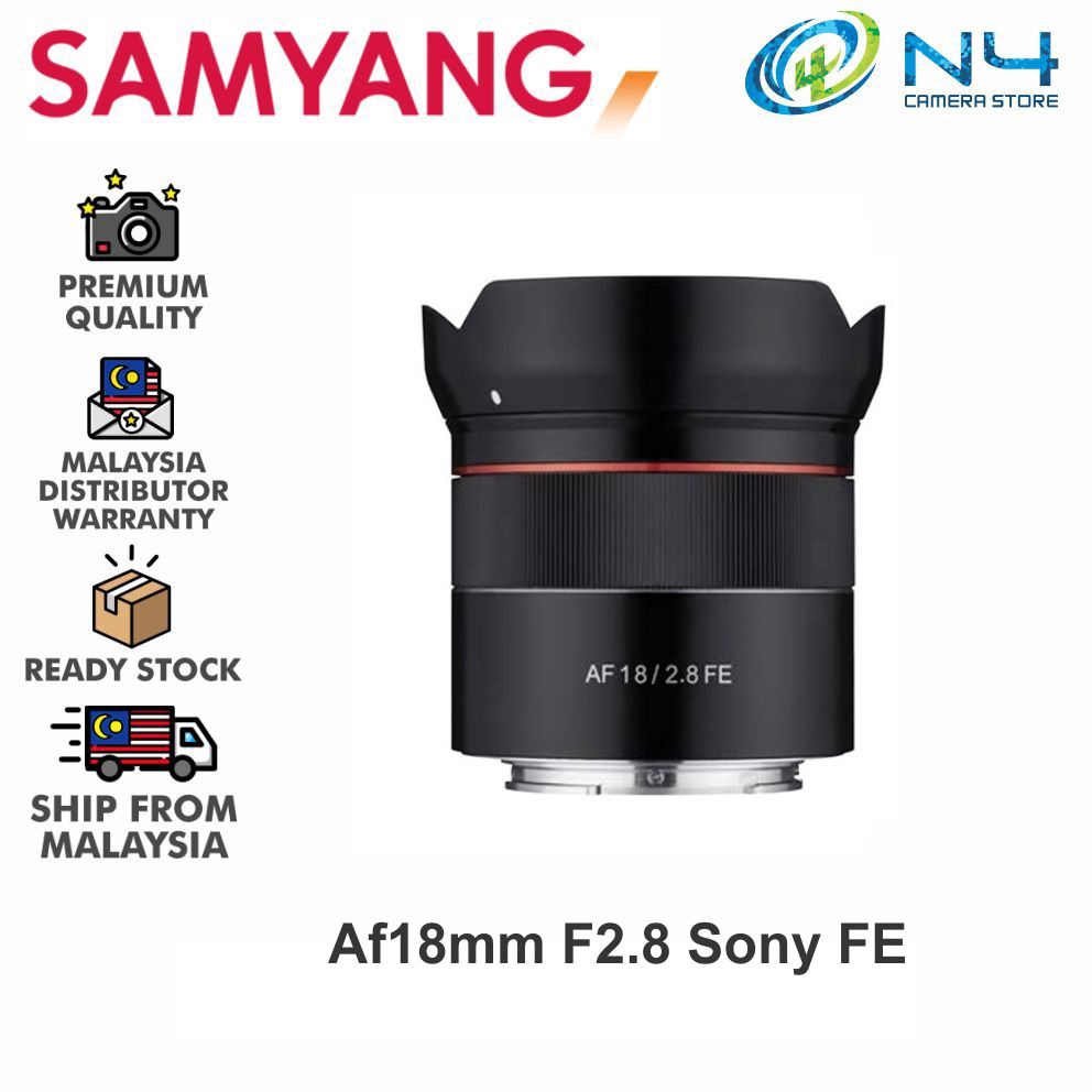 Samyang AF 18mm F2.8 FE (Sony FE Full Frame) (Original Samyang Warranty) | Shopee Malaysia