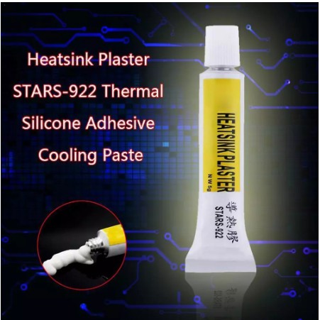 Thermal Glue Heat Sink Plaster Adhesive Stars 922 LED CPU Heatsink ...