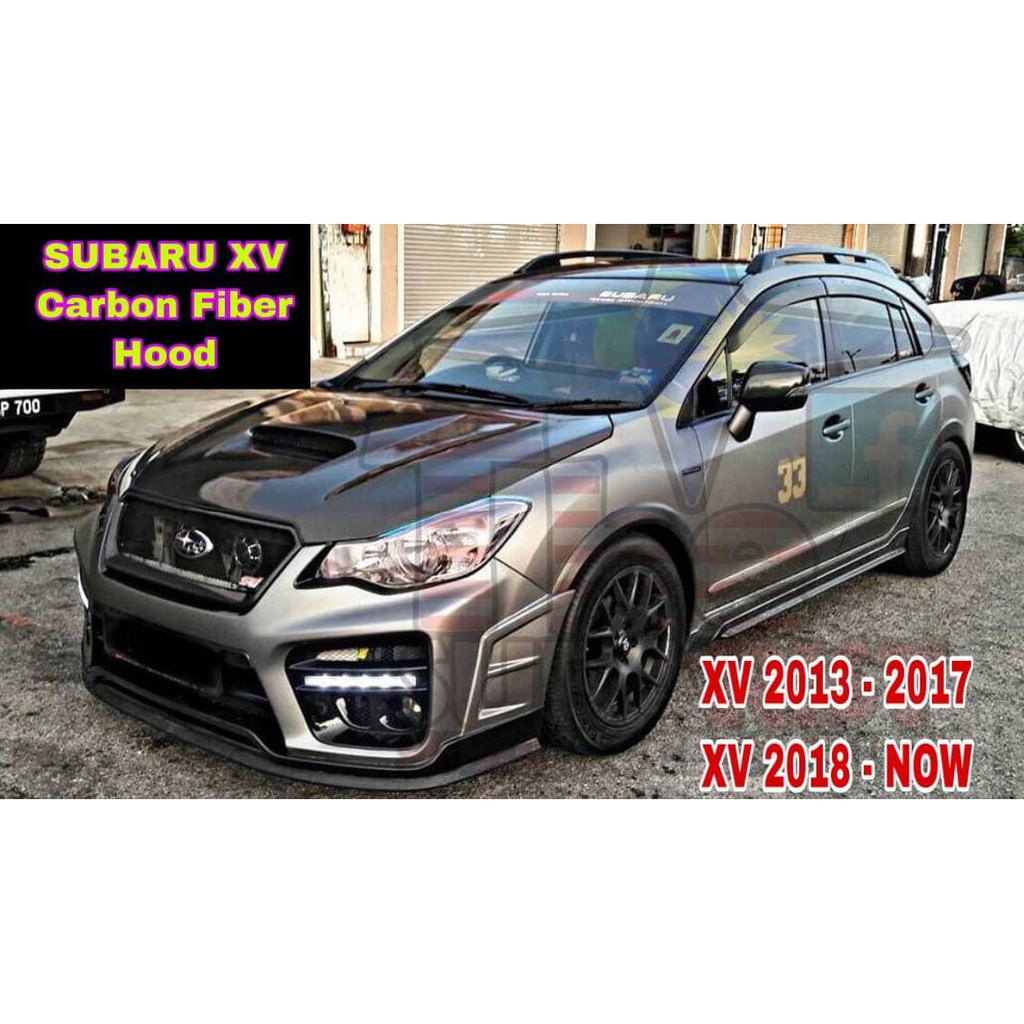 Subaru XV 2013 - 2021 Carbon Fiber Hood XV Sti Crosstrek XV GT HQ4 ...