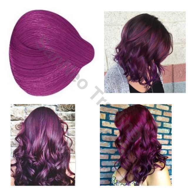 Damson Violet 5/66 Professional Korea Hair Color Cream | Shopee Malaysia