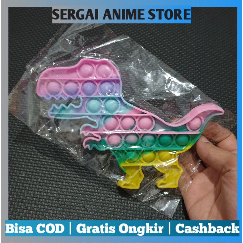 Pop IT DINO MACARON | Cute Macaron T-rex Dinosaur Popit | Shopee Malaysia