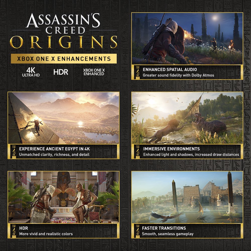 PHYSICAL DISC - XBox One/XBOX SERIES X Assassins Creed Origins ...