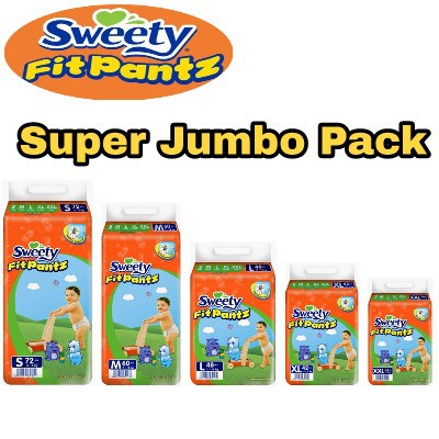 Sweety Fit Pantz Super Jumbo Pack Pant Diaper | Shopee Malaysia
