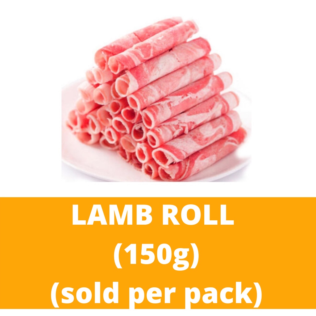Lamb Roll 150g (sold per pack) 羊肉片 唰唰锅 Sung Tao Frozen Lamb Roll ...
