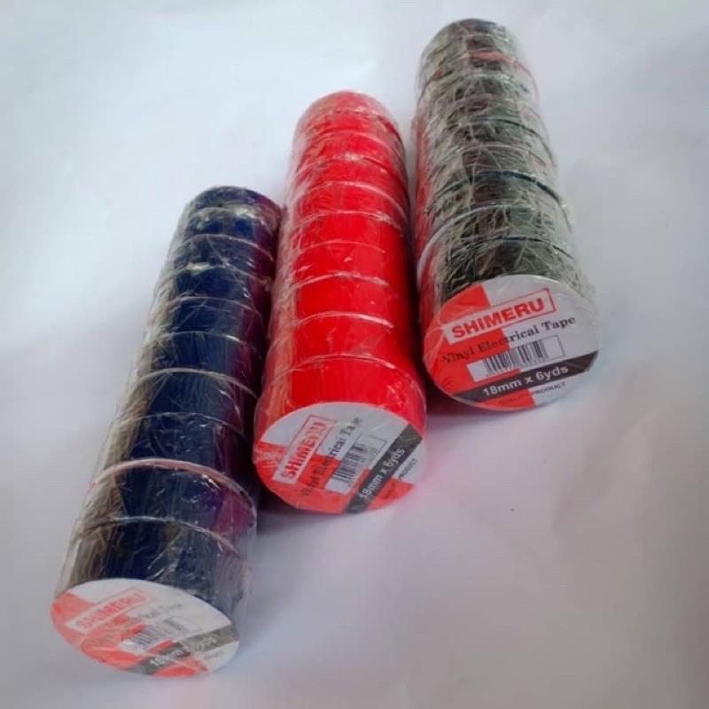Wayar tape | Shimeru vinyl electrical tape 18mm X 6yards (1Pc) | Shopee ...