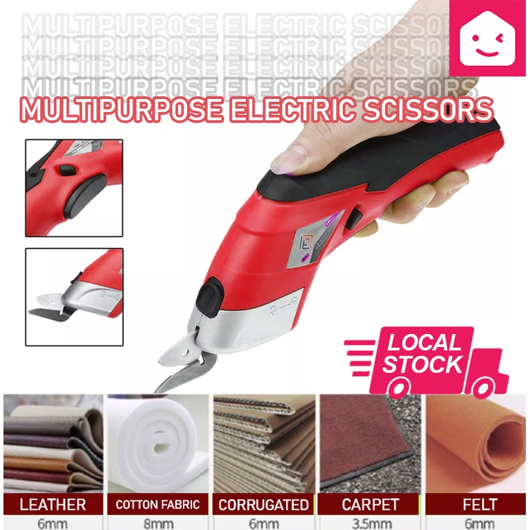 LOCAL STOCK Multipurpose Electric Scissors USB Cutter Electric Sewing ...