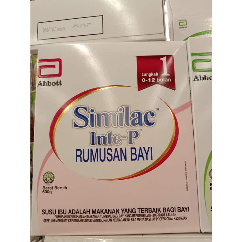 SIMILAC INTE-P RUMUSAN BAYI DAN RUMUSAN SUSULAN 600G/1.2KG(2X600G ...