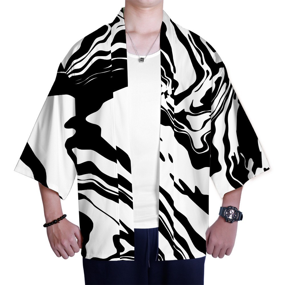 ↂ【Kuala Lumpur】Naruto Series Robes Kimono Male Seven-point Sleeve ...
