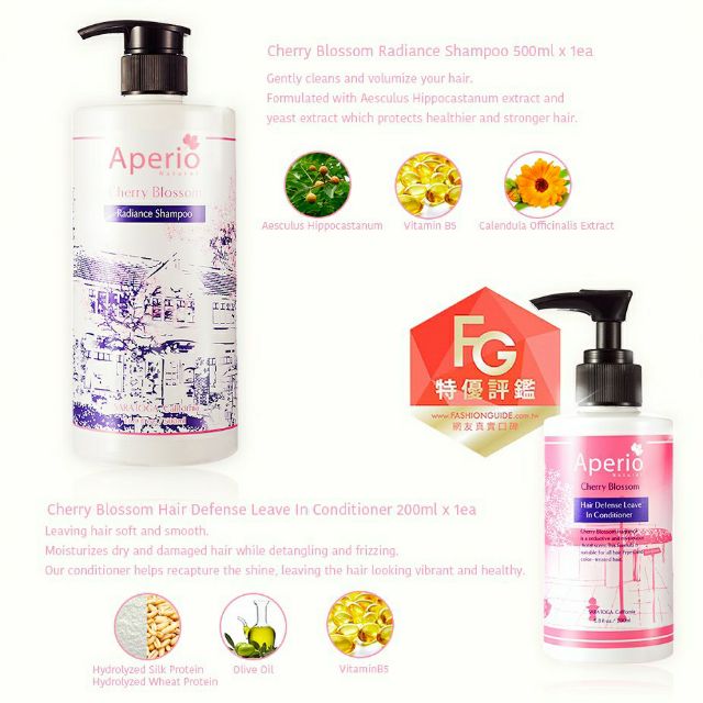 Aperio Natural hair Shampoo& Hair Conditioner Set | Shopee Malaysia