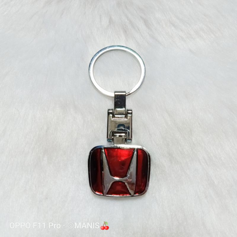 Car Stainless Steel Metal Logo Keychain 3D Key Chain Honda / Keychain ...