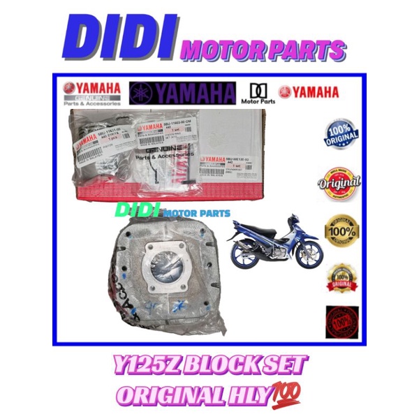 Y125z Cylinder Block Kit Set Original HLY💯💯 Head Block Original ...