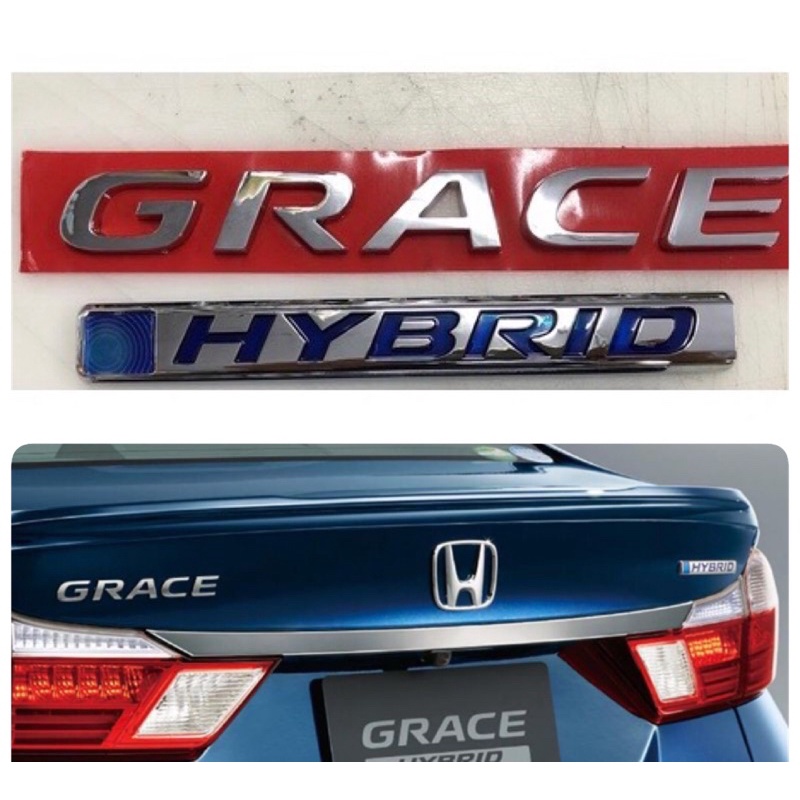 emblem kereta honda hybrid bonet/hybrid fender/grace | Shopee Malaysia