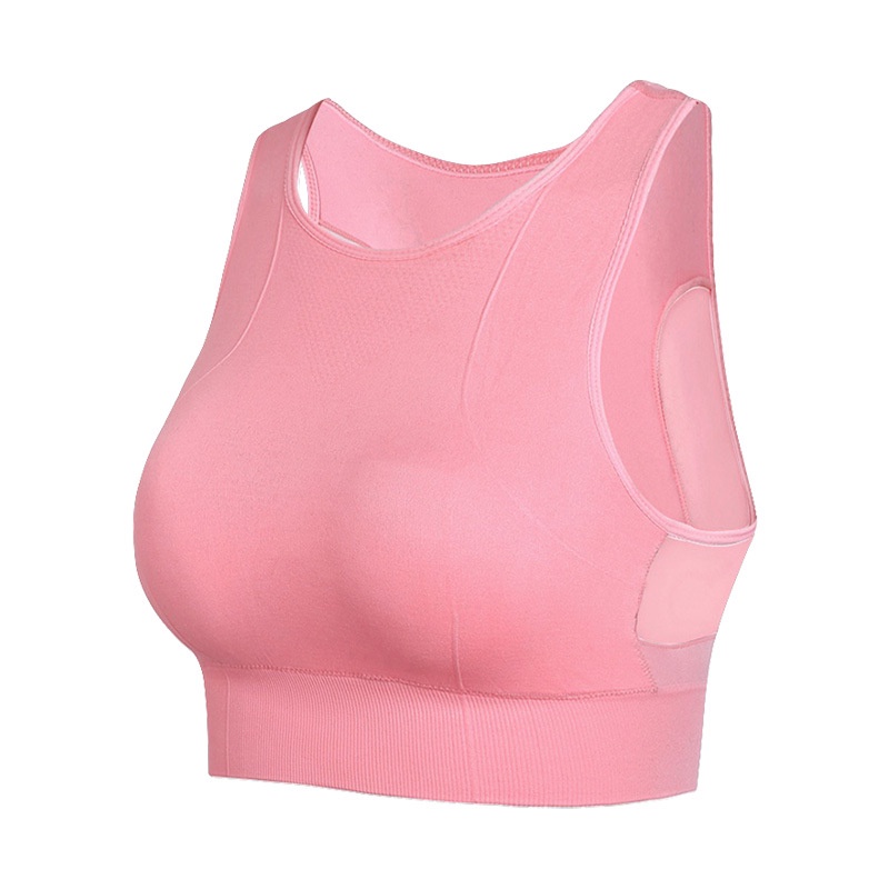 Mesh Sport Bra Vest Fast Drying Shockproof Bras Yoga Running Fitness ...