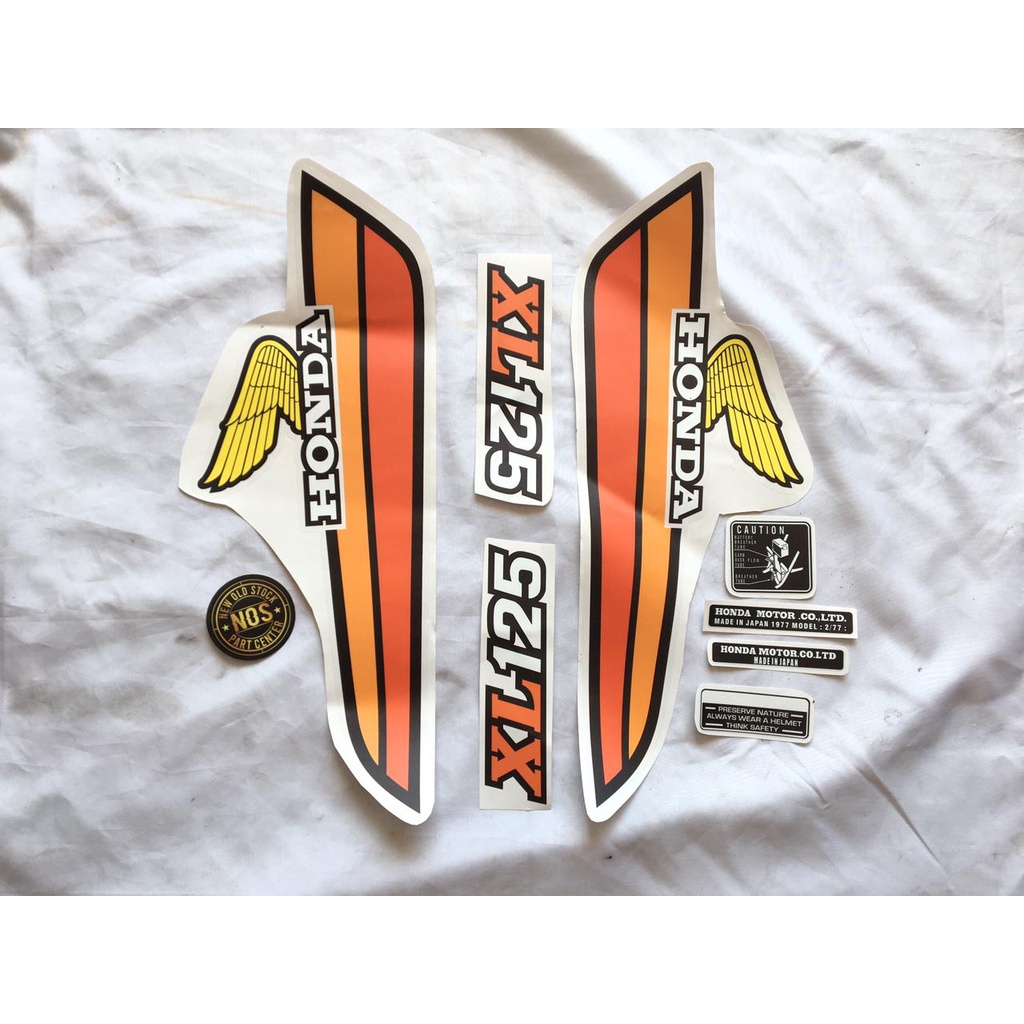 Striping STICKER STICKER BODY Trim STICKER HONDA XL125 XL 125 COPY ...