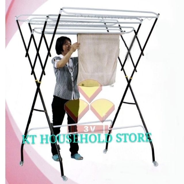 KT WARE 8 +4bar 3v outdoor cloth hanger/ drying rack / rak sidai baju ...