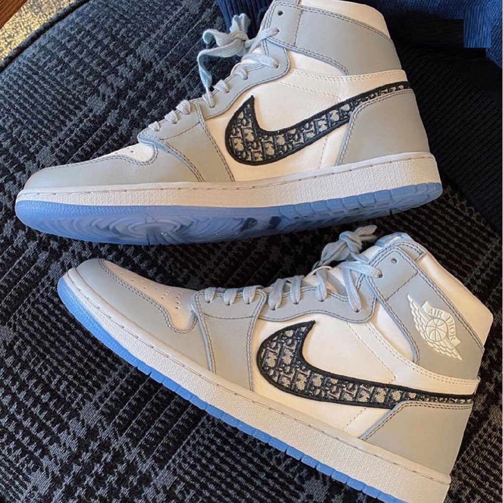 NEW Air Jordan 1 Dior X High-Top Drop Men's and Women's Sneakers ...