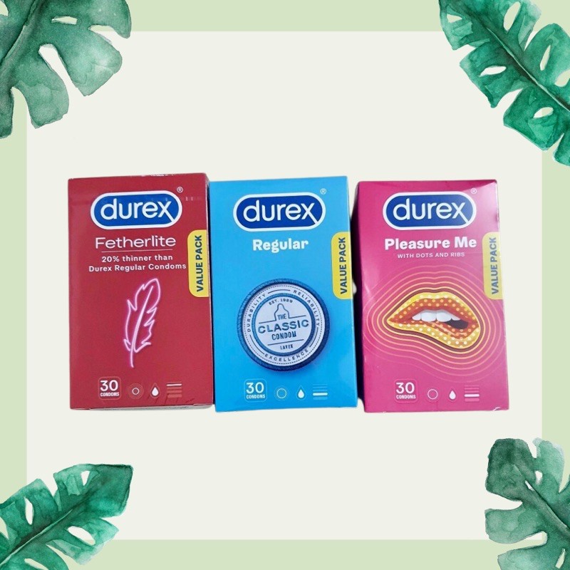 [30 pack] Australia Durex Value Pack (30s) Regular Classic Fetherlite ...