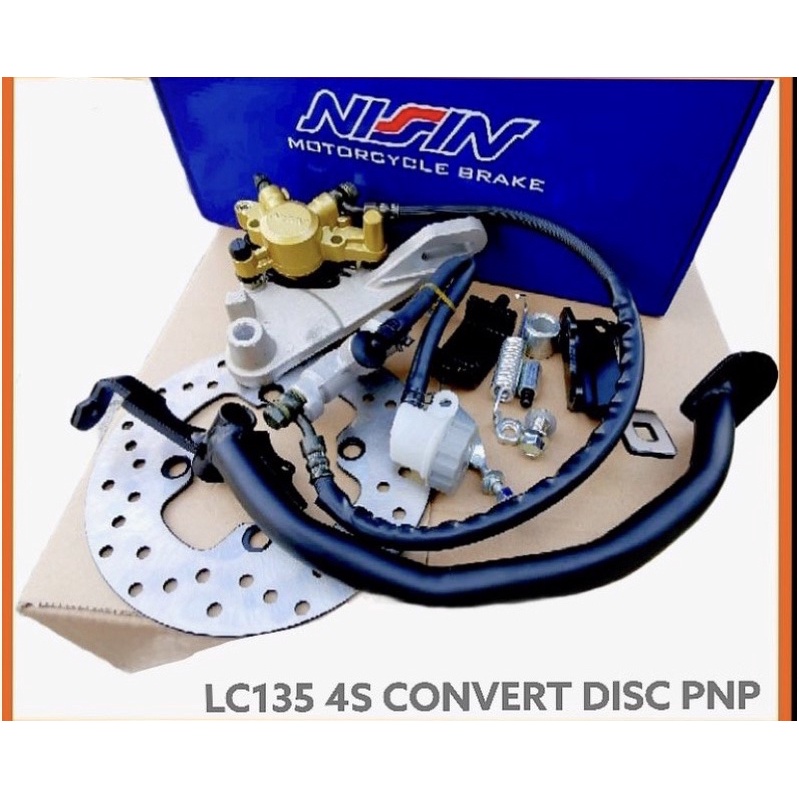 LC135 Modify Rear Disc Brake Set YAMAHA LC135 V1 V2 V3 V4 V5 V6 V7 (4 SPEED 4S TO 5S) NISSIN ...