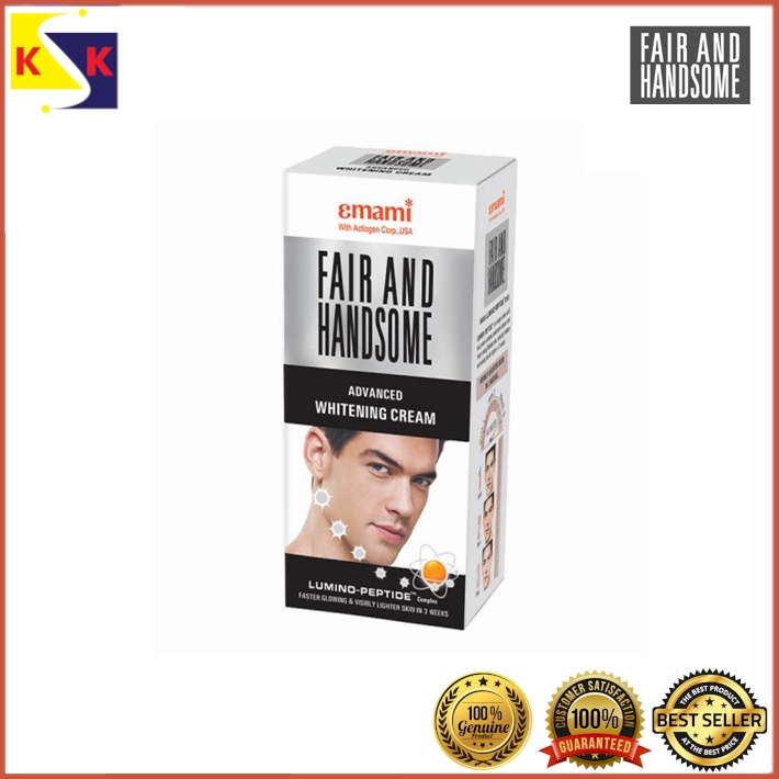 Emami Fair and Handsome Advanced Whitening Cream for Men 25ml / 50ml | Shopee Malaysia