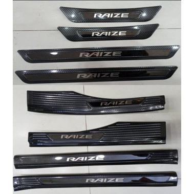Toyota Raize door sill covers and trunk steps | Shopee Malaysia