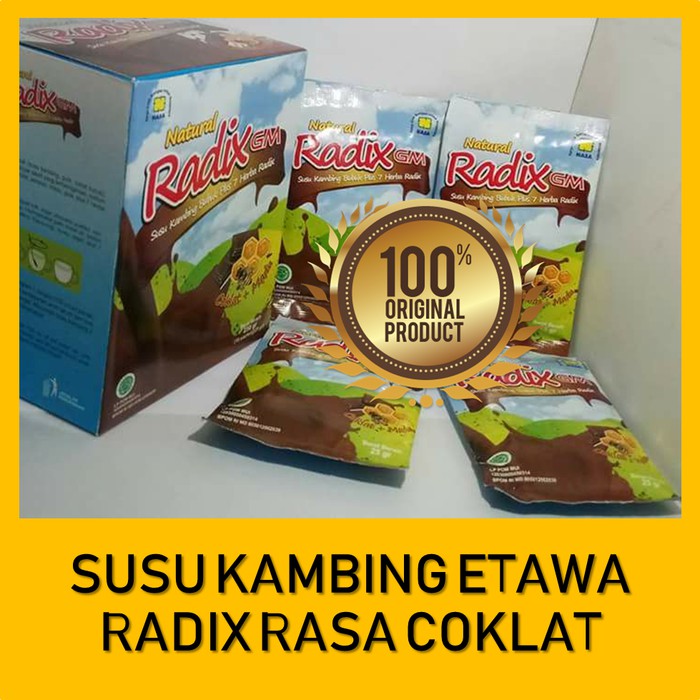 Etawa Radix Goat Milk Chocolate Flavor Contents 5 Sachets | Shopee Malaysia