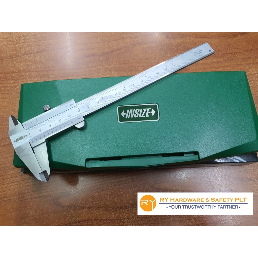 INSIZE 1205-150S VERNIER CALIPER 6"(150MM) X 0.05MM | Shopee Malaysia