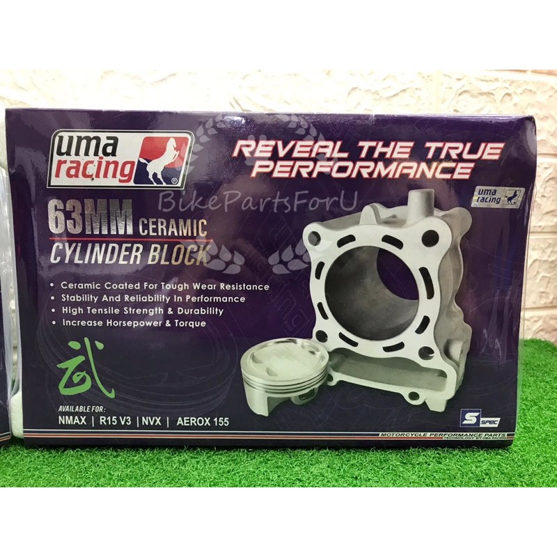 Y16 / NVX / NMAX / R15 V3 / MT15 Uma racing ceramic block 63MM 0 ...