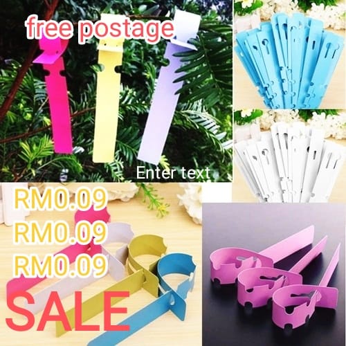 10pcs Tagging Pokok / Plant Tag / Penanda Pokok / Label Plants / Garden ...