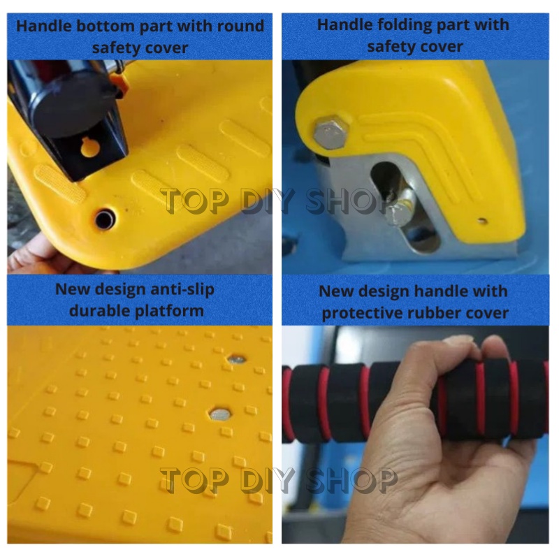 IRON BULL Trolley Portable 150KG/300KG Hand Truck Iron PVC Foldable ...