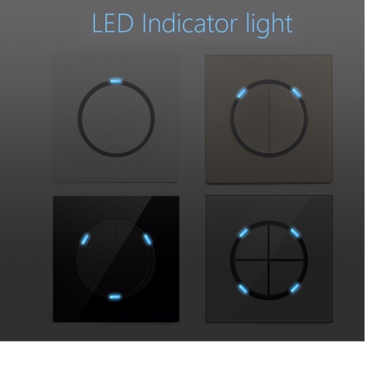 [Tempered Glass] 3D Black LED Indicated 16A Power Switch Socket UK ...
