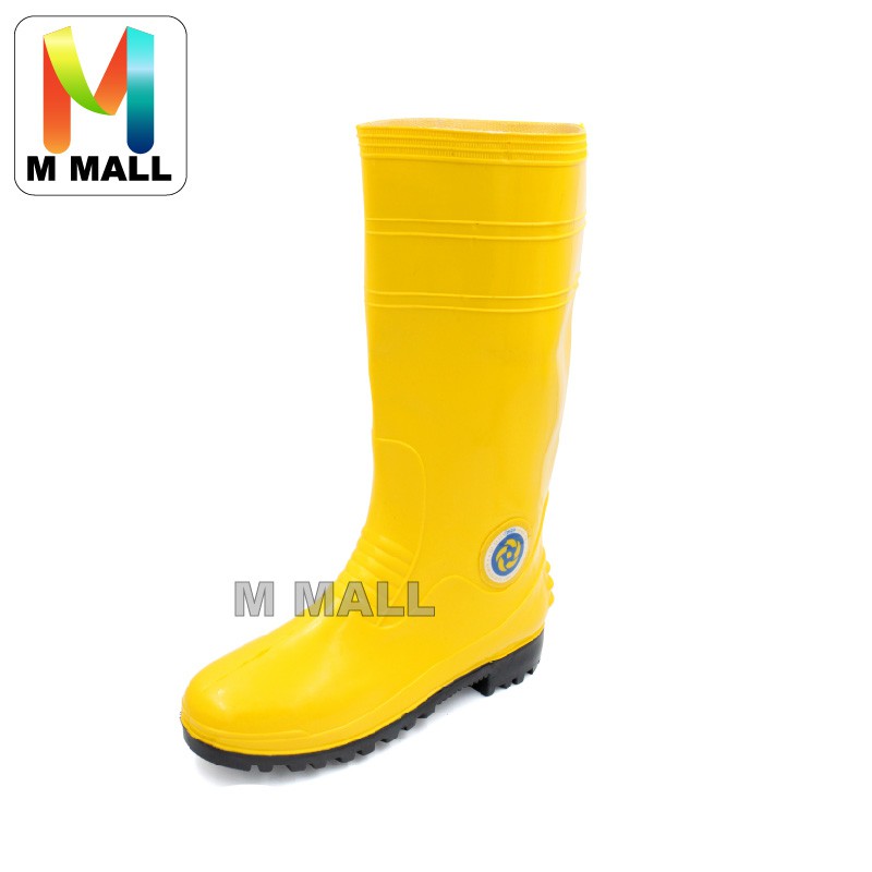 Korakoh High Quality Safety Yellow Plastic Rubber Boots 37-45 Size ...