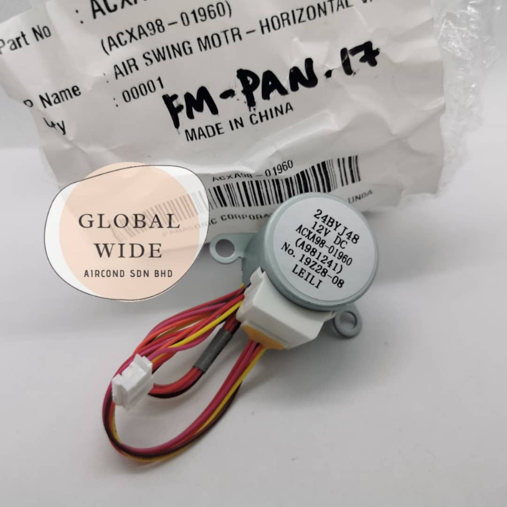 Original Panasonic Air Swing Motor -Horizontal Vane 01960 | Shopee Malaysia